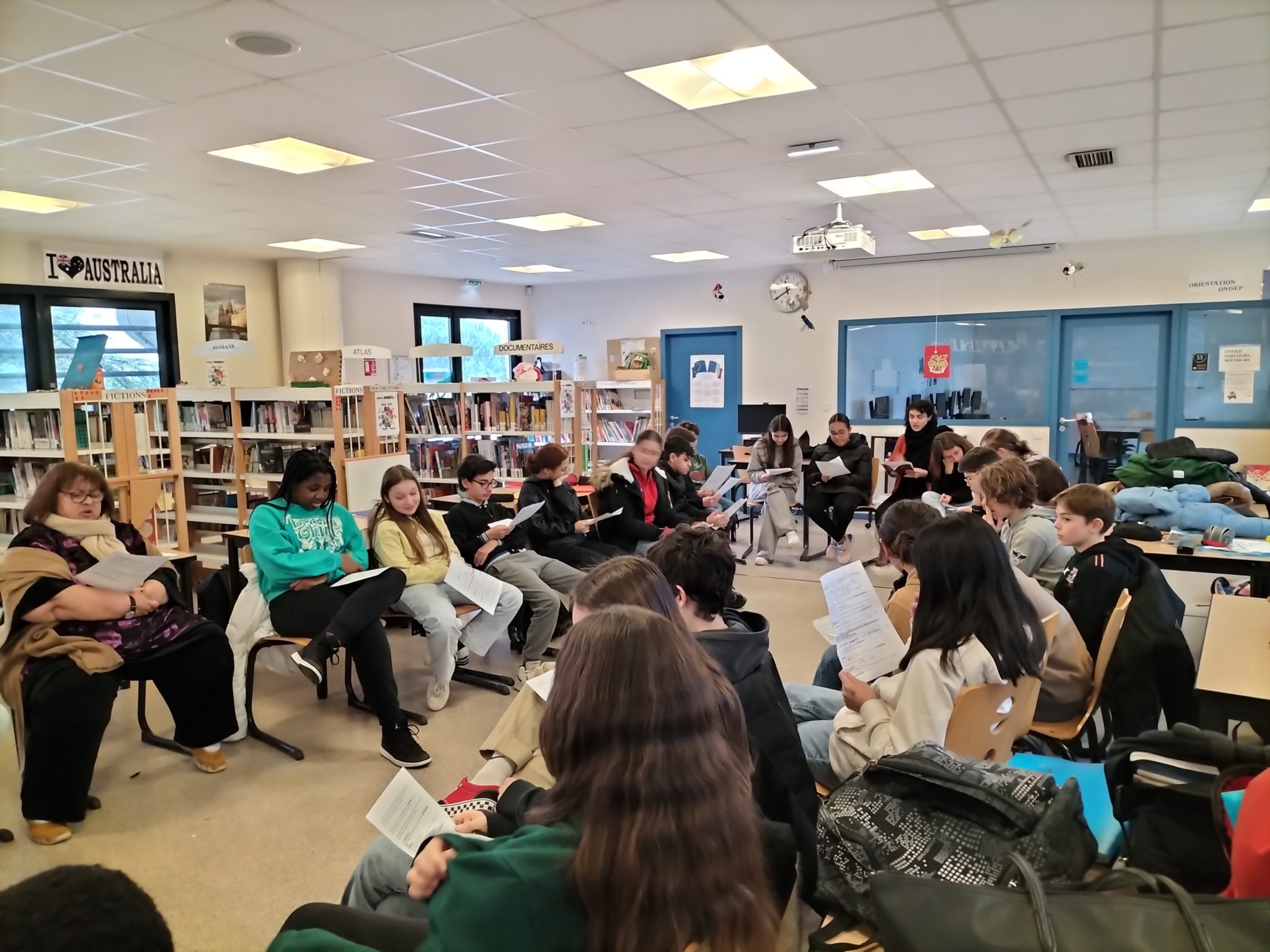 Raconte ! avec la classe de 4ème du collège Clément Marot – Villa Gillet